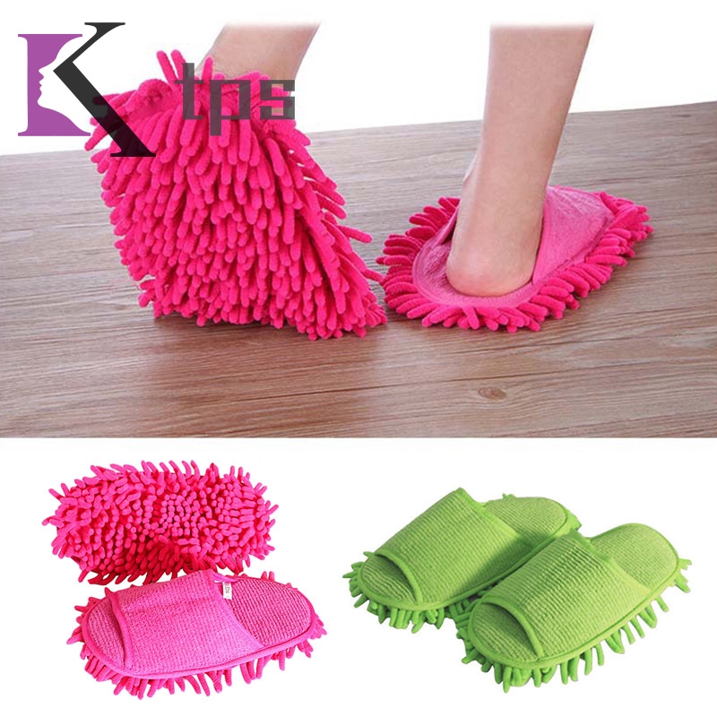 Lazy mop slippers women & man winter unisex bathroom slippers for dry ...