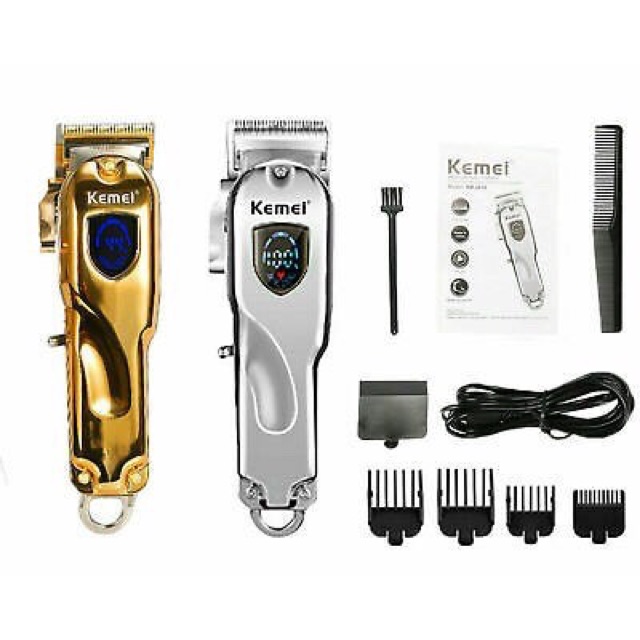 ปัตตาเลี่ยนตัดผมไร้สาย Kemei KM-2010 พร้อมอุปกรณ์ครบเซ็ต แบตเตอร์เลี่ยนตัดผมชาย - warehouse398 ...