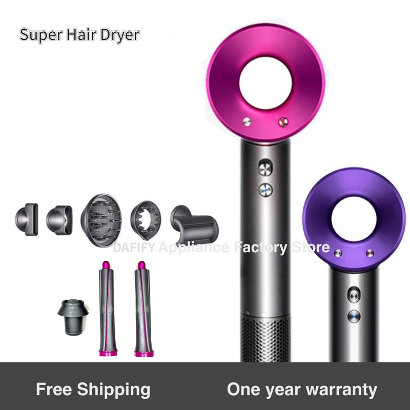 Super Hair Dryer For Hair With Curling Attachment Hairdryers Personal Care Hair Care Styling ...