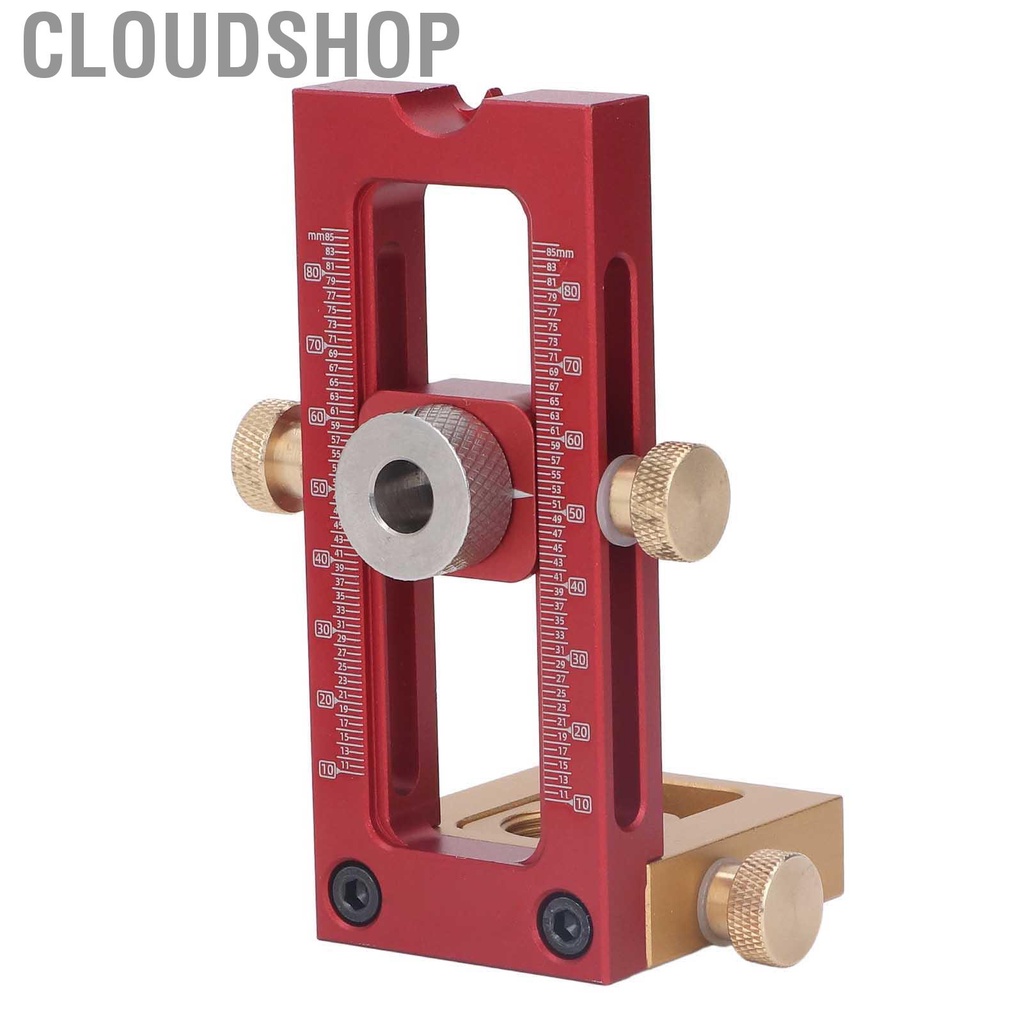 Cloudshop 6Pcs Drill Jig Flat Hole Puncher Drilling Guide Tool Set Kit ...