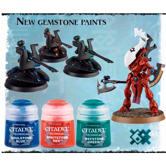 Technical Waystone Green - Citadel Colour สี Gem สีอะคริลิคสูตรน้ำ ไร้ ...