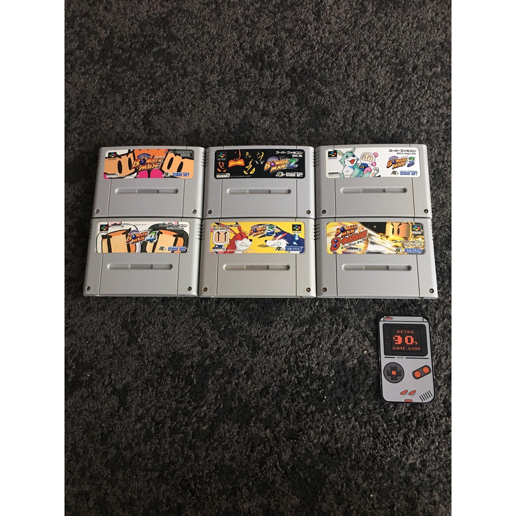 Hudson Soft Cartridge Super Famicom / Bomberman /Japan | Shopee Thailand