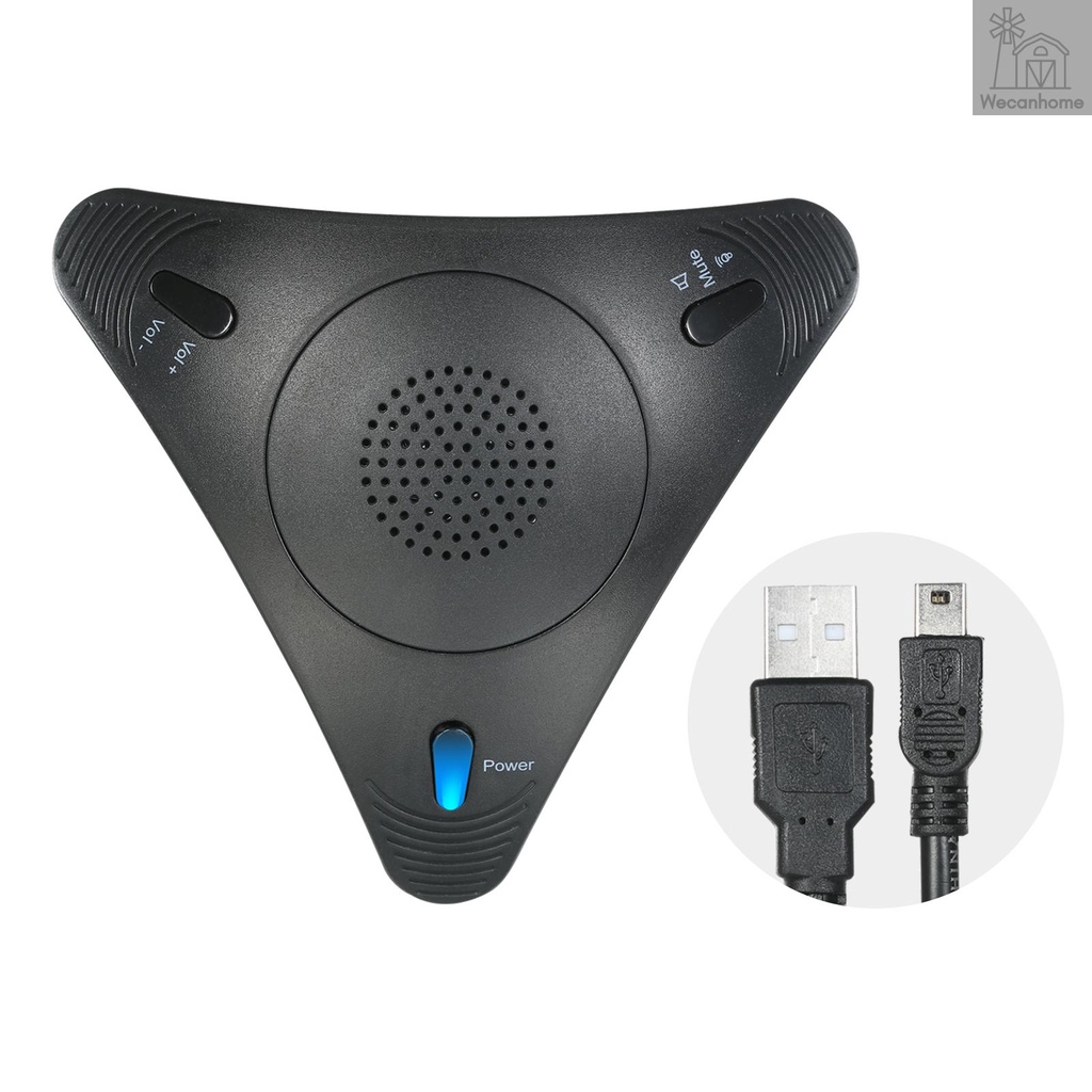 USB Conference Computer Microphone VOIP Omnidirectional Desktop Wired ...
