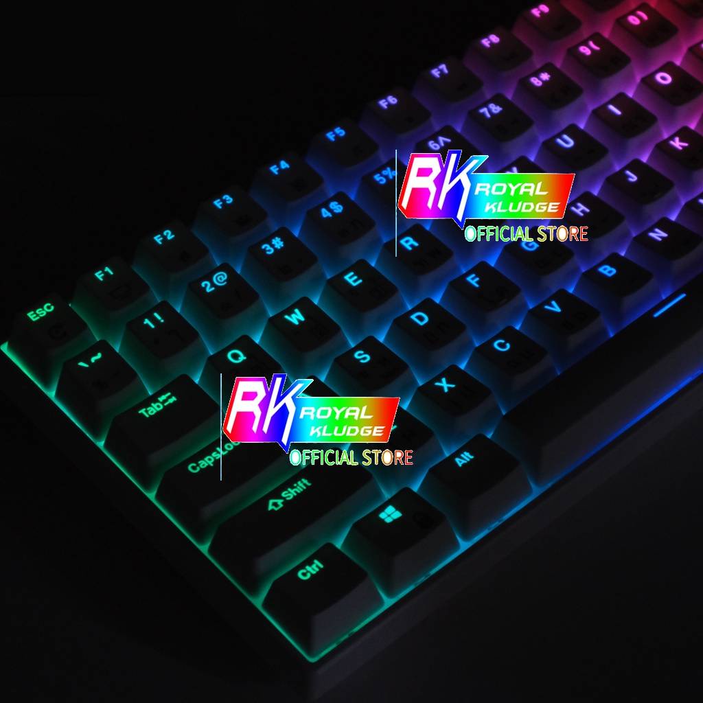 Royal Kludge RK100 RGB Hotswap RK คีย์ไทย - English คีย์บอร์ดไร้สาย ...