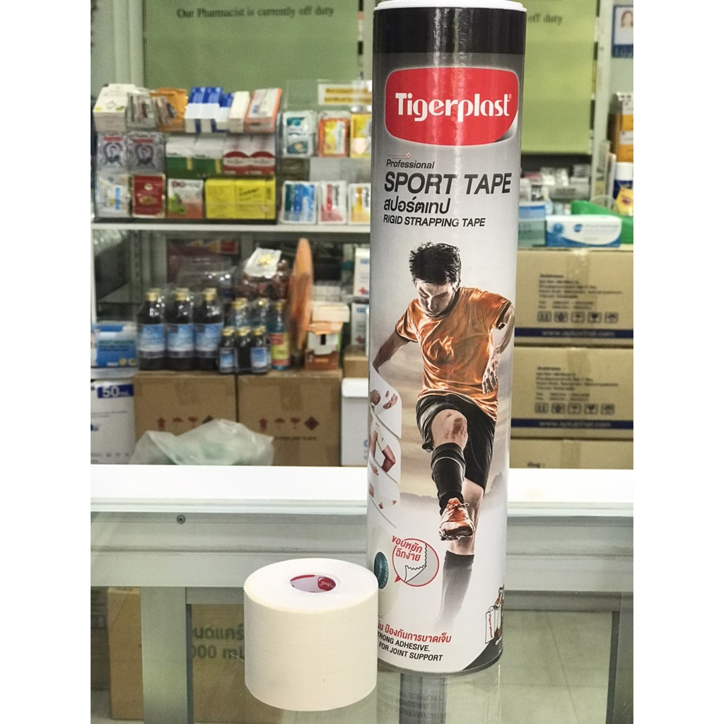 Tigerplast Sport Tape ไทเกอร์พล๊าส สปอร์ตเทป เทปผ้าพันยึดข้อต่อ Sport ...