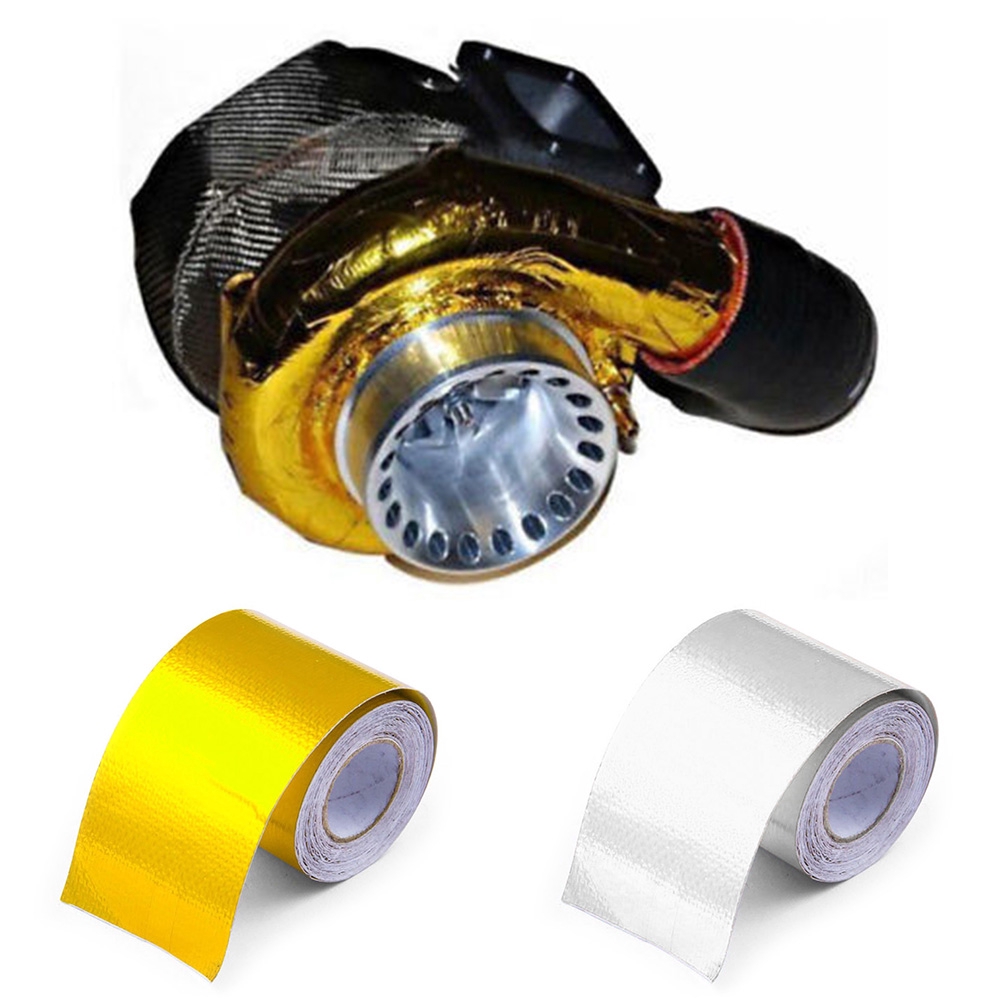 Gold Roll Self Adhesive Reflective High Temperature Exhaust Aluminum ...