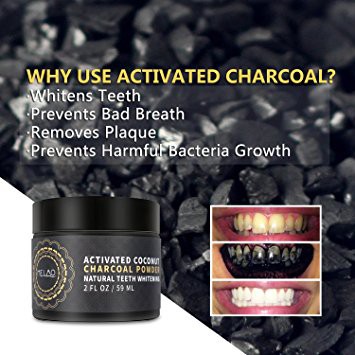 MELAO Teeth Activated Carbon Teeth Bamboo Charcoal Tooth Powder 59ML ...