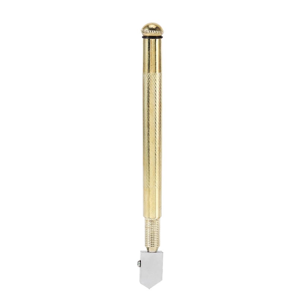 Cutter Diamond Tip Antislip Metal Handle Steel Blade Oil Feed Glass