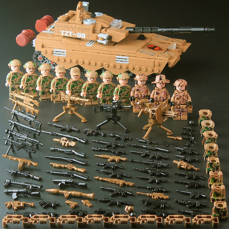 Lego Army Special Forces City Fighting Minifigures Military Wolf ...