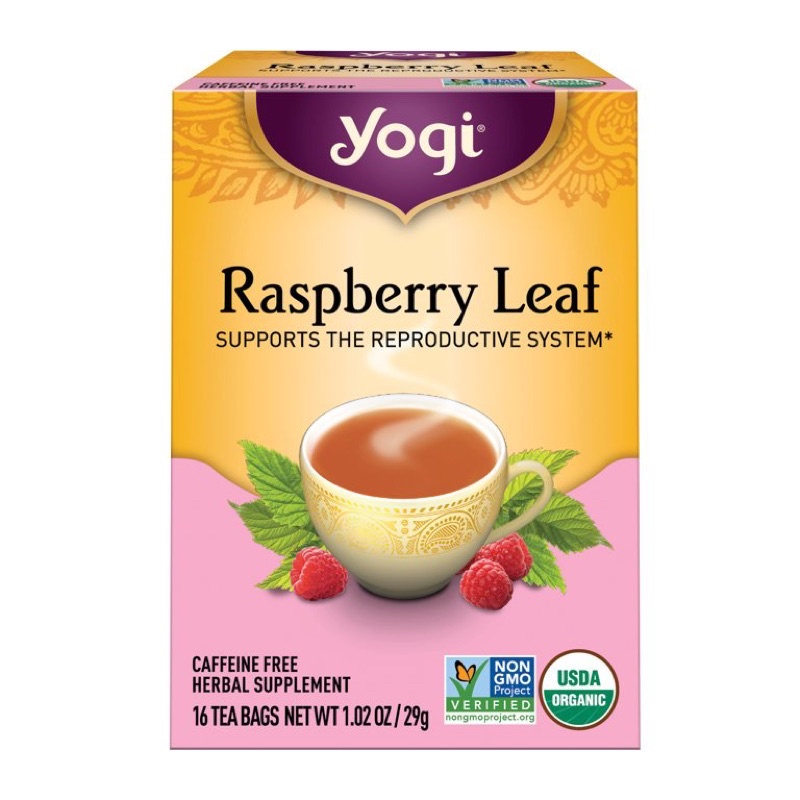 พร้อมส่ง Yogi Tea Raspberry Leaf Caffeine-Free Organic Herbal Tea ...