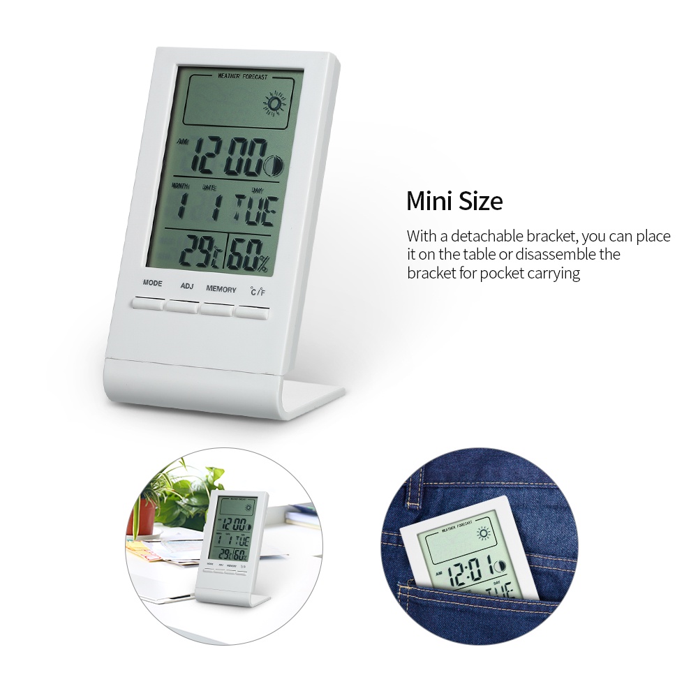 Mini Digital Thermometer Indoor Hygrometer Room Temperature Humidity ...