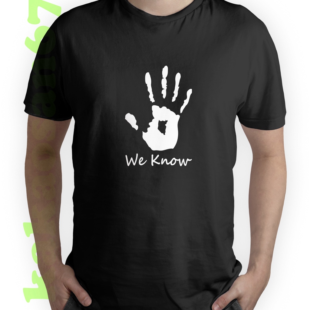 เสื้อยืด พิมพ์ลาย polyflex ของขวัญ Skyrim Dark Brotherhood We Know Hand ...
