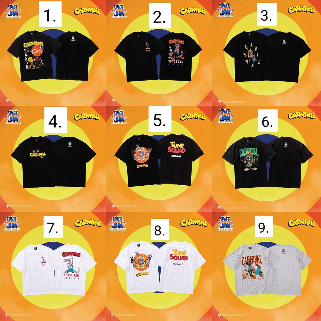 [ ของแท้ ] เสื้อยืด CARNIVAL x Space Jam: A New Legacy | CARNIVAL ...