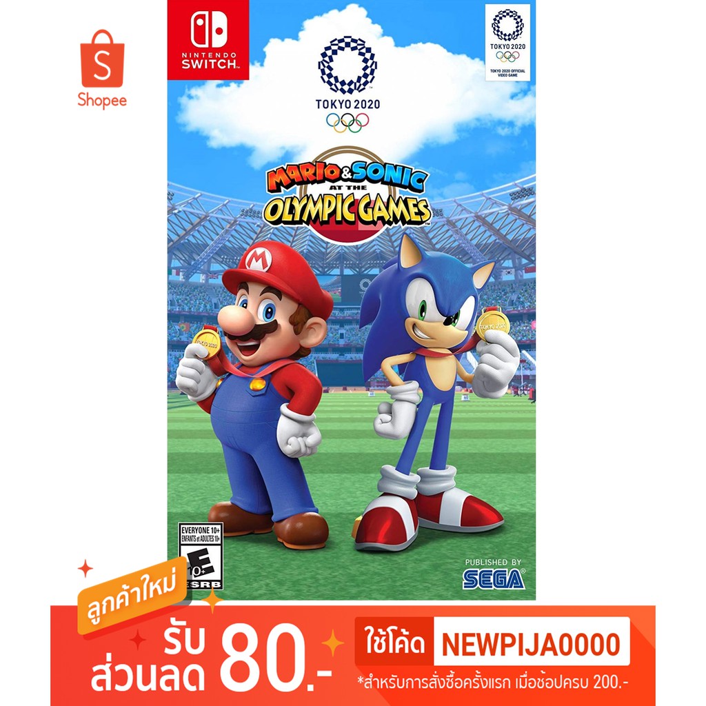 มือ1 พร้อมส่ง Mario Sonic at the Olympic Games Tokyo เกม nintendo ...