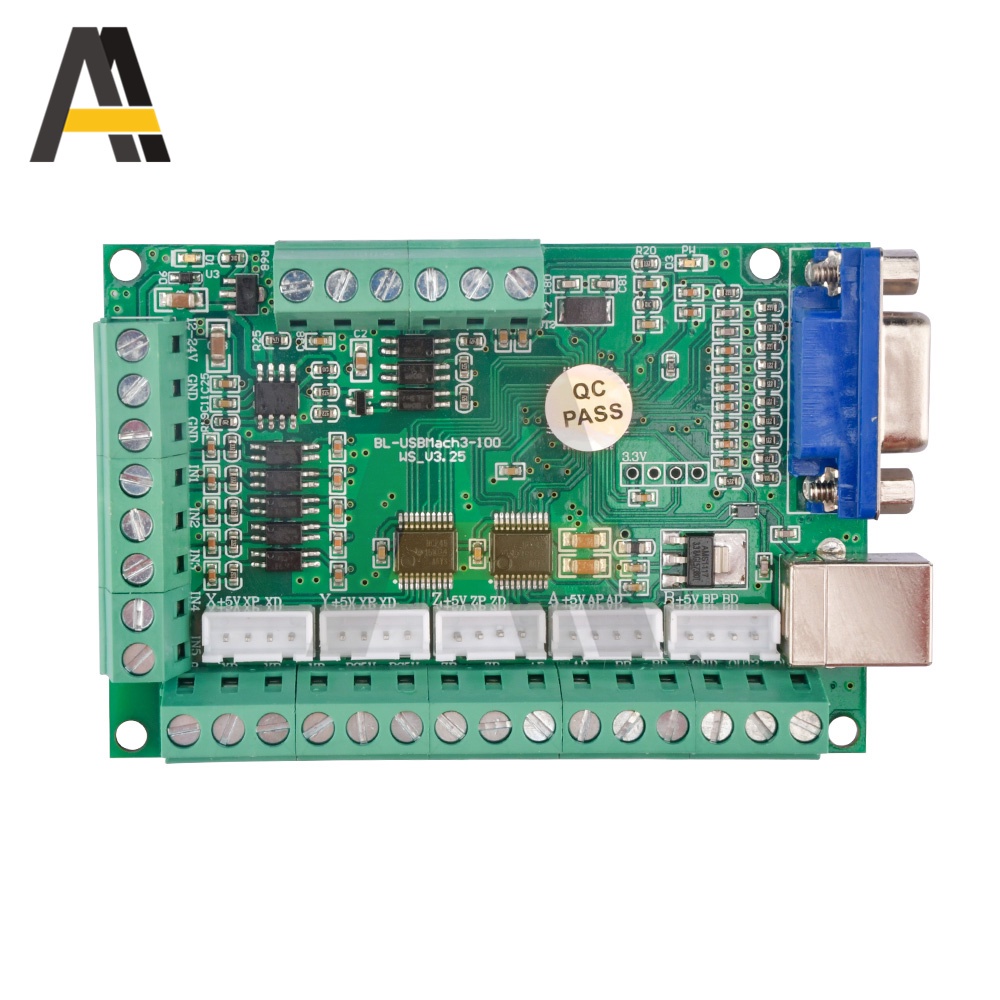 MACH3 Interface Board 100Hz USB 12 24V เครื่องแกะสลักสำหรับ cnc motion ...