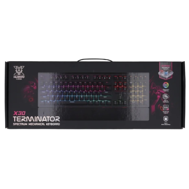♣ ♛NUBWO X30 TERMINATOR RGB Mechanical Gaming Keyboard ( Blue Switch ...