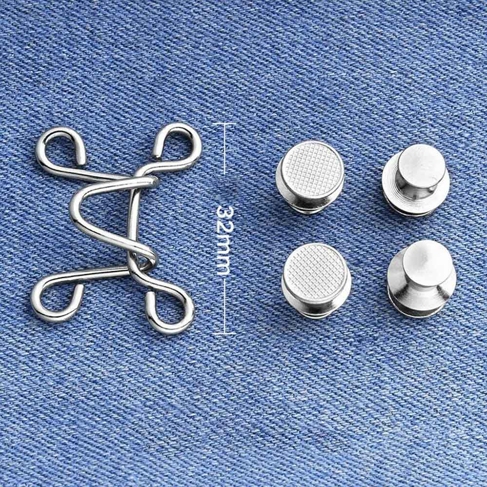 EUTUS???? 27/32MM New Nail-free Waist Buckle Resuable Waist Closing ...