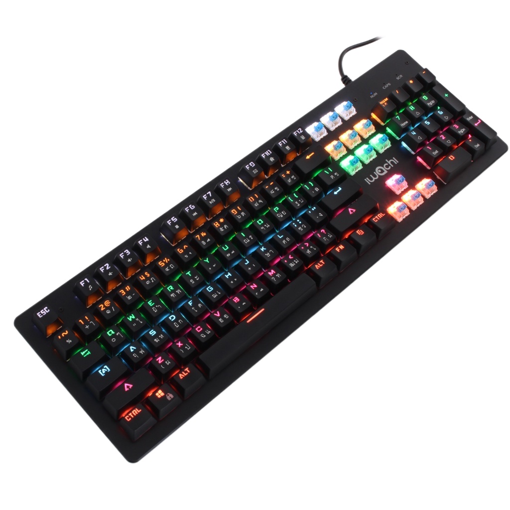 อุปกรณ์คอมพิวเตอร์﹍คีย์บอร์ดเกมมิ่ง IWACHI IK-1 Mechanical Keyboard ...
