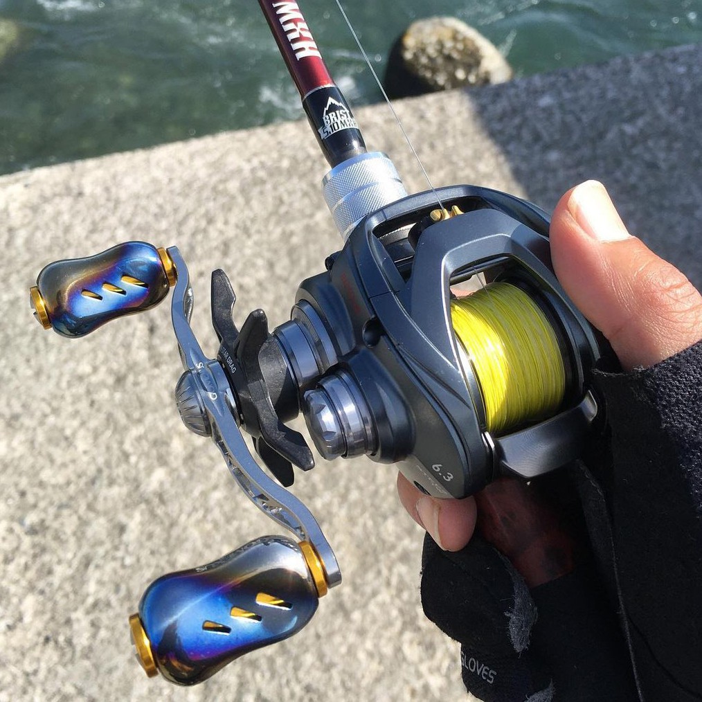 โกเม็กซัส(Gomexus) ขนาด 90-100 มม.ไม่มีน็อป usd เหมาะสำหรับ รอก shimano ...