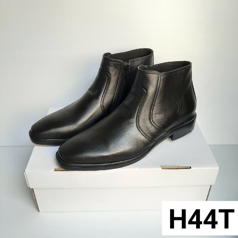 SrichaiShoes รุ่น H44T รองเท้าหุ้มข้อสูง 4 หนังวัวนิ่ม ทรงหัวแหลมตัด - srichaigroup - ThaiPick