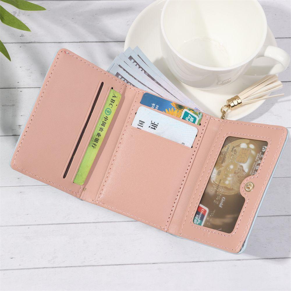 WONDERFUL Cute Tassel Wallet Women Credit Card Holder Coin Purse Mini ...
