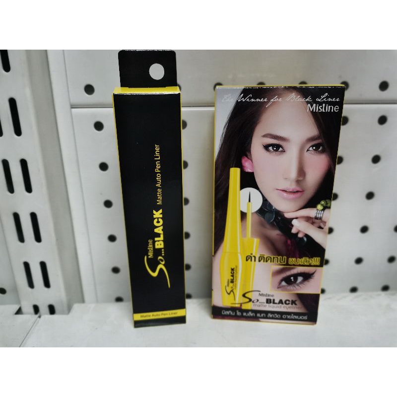 ของแท้ พร้อมส่ง มิสทิน โซแบล๊ก อายไลน์เนอร์ Mistine so black Liquid Eyelinerกันน้ำ - napattaly ...