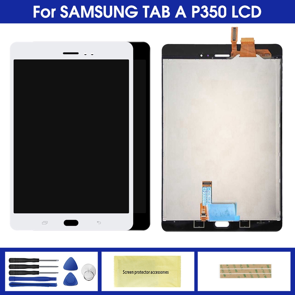 อะไหล่หน้าจอสัมผัส LCD แบบเปลี่ยน สําหรับ Samsung Galaxy Tab A SM-P350 ...