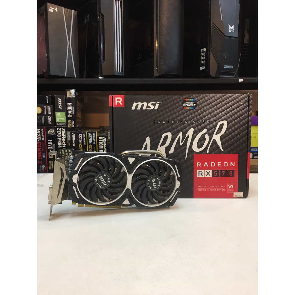 MSI RADEON RX570 ARMOR 8G OC | Shopee Thailand