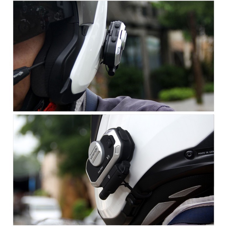 English Version 2PCS Vimoto V8 Motorcycle Helmet Intercom Bluetooth ...