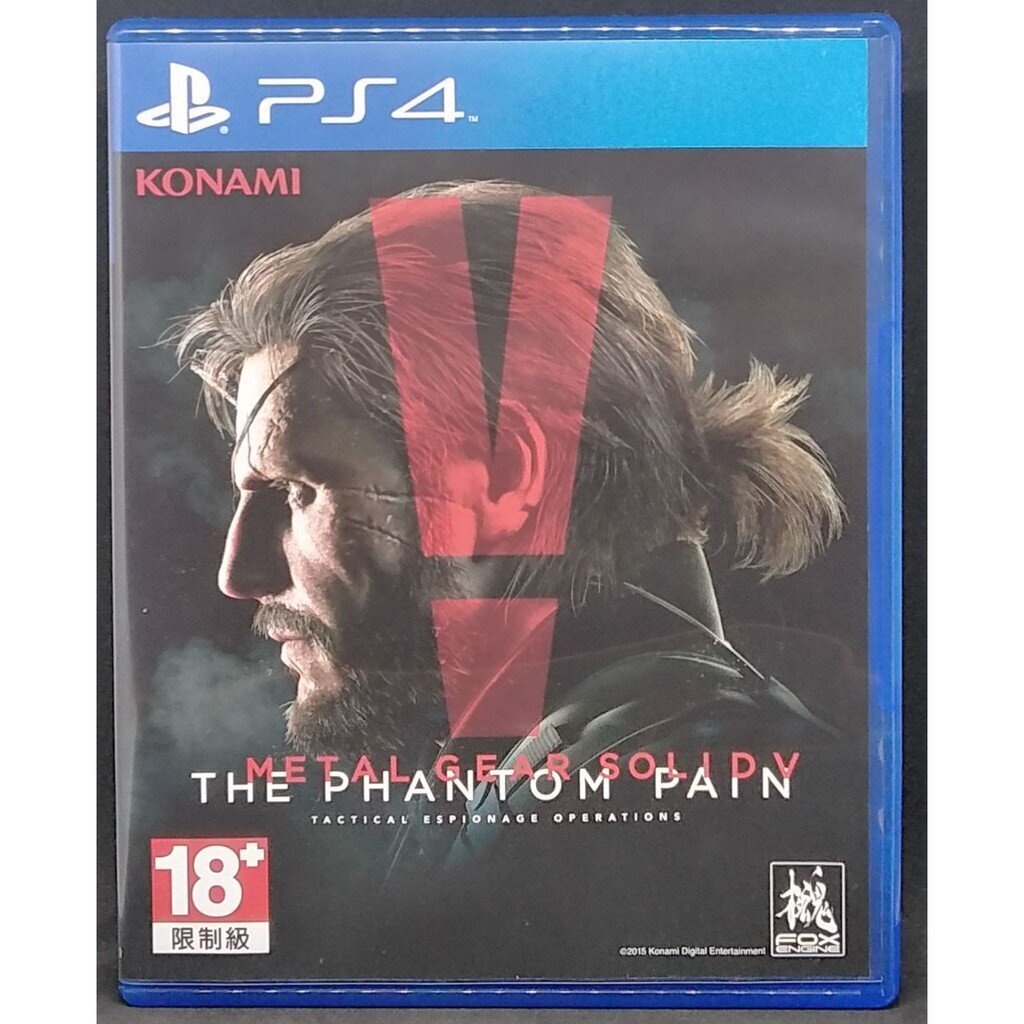 Metal Gear Solid V The Phantom Pain PS4 Games มือ 2 Used สภาพดี แผ่นใสก ...