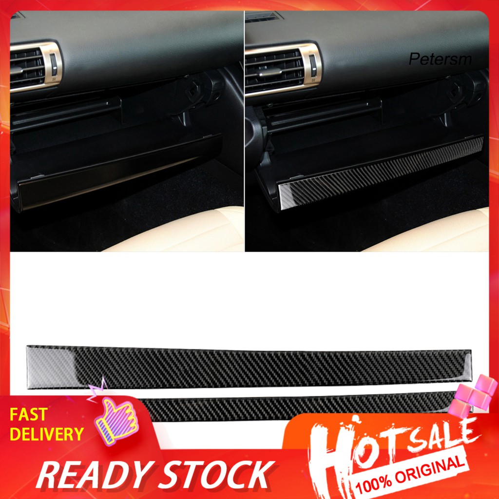 Xs8X2 ชิ้น / ชุด Co - Plilot สติ๊กเกอร์คาร์บอนไฟเบอร์สําหรับ Lexus ...