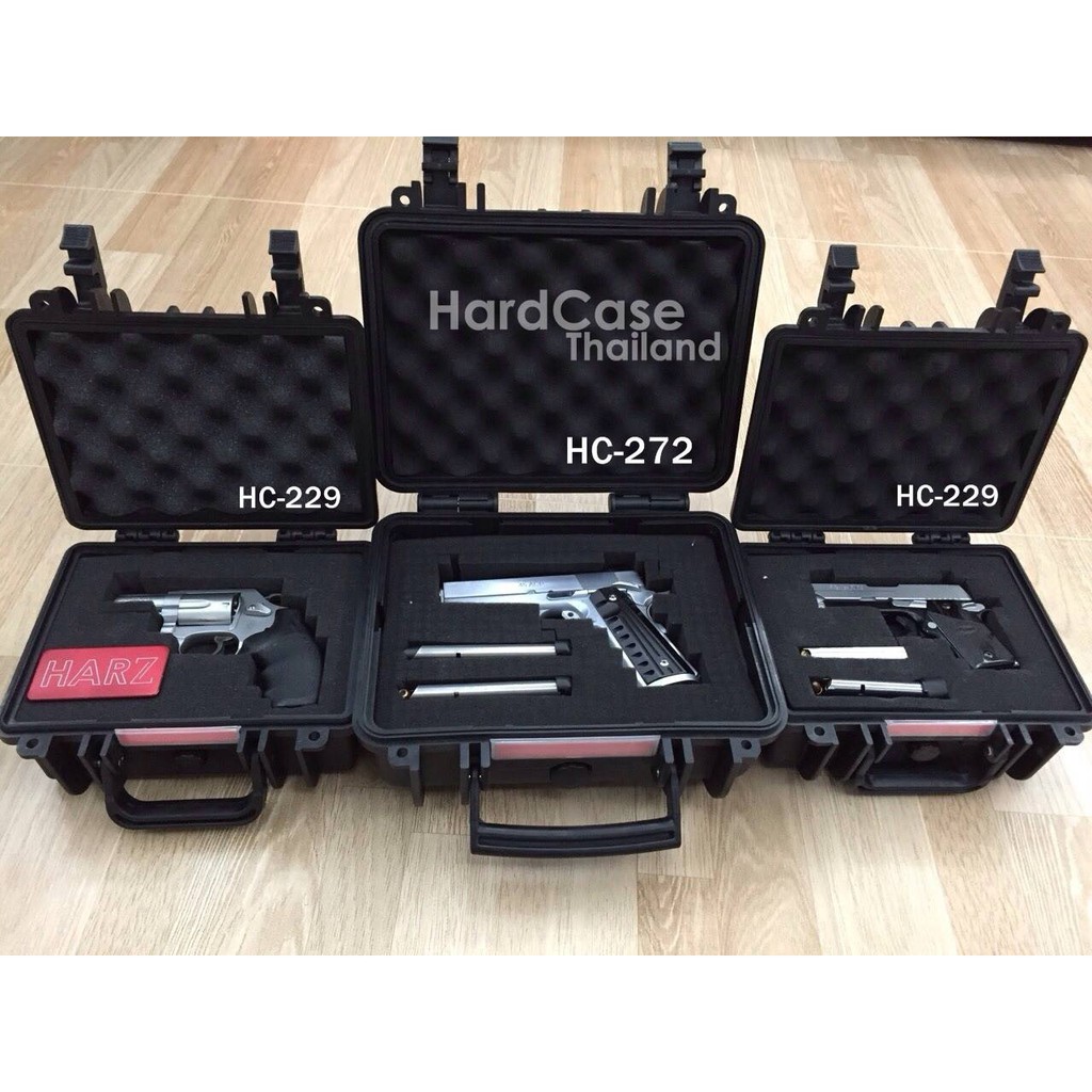 กล่องใส่ปืนสั้น กระเป๋าปืนสั้น กล่องใส่นาฬิกา กล่องกันกระแทก Hard Case HARZ รุ่น HC-272 ...