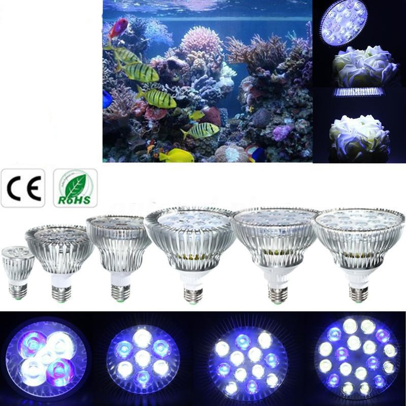 SaleE27 54W PAR38 LED Fish Coral Reefs Plant Fish Tank Light v5fK ...