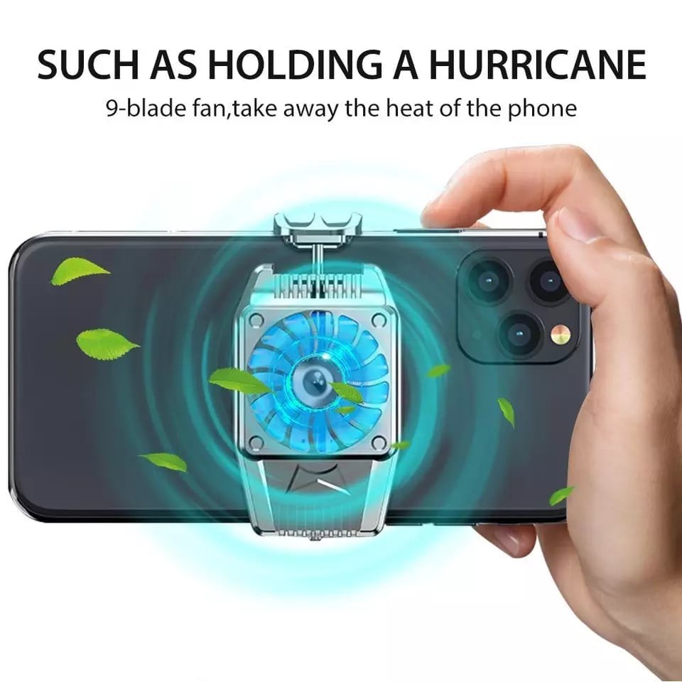 H15 Universal Portable Mobile Phone Game Cooler Cooling Fan Radiator ...