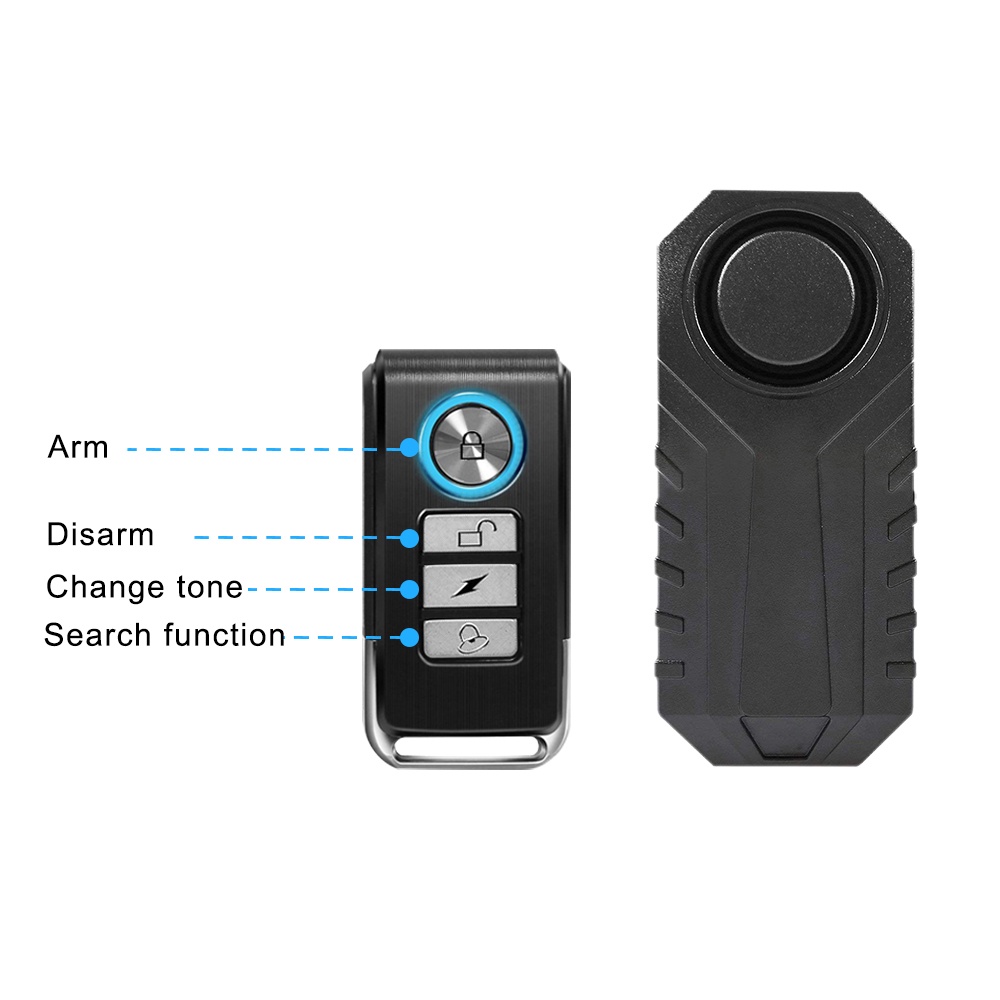 å®‰æ£€å™¨Bicycle Alarm Waterroof Remote Control Motorcycle Electric Car ...