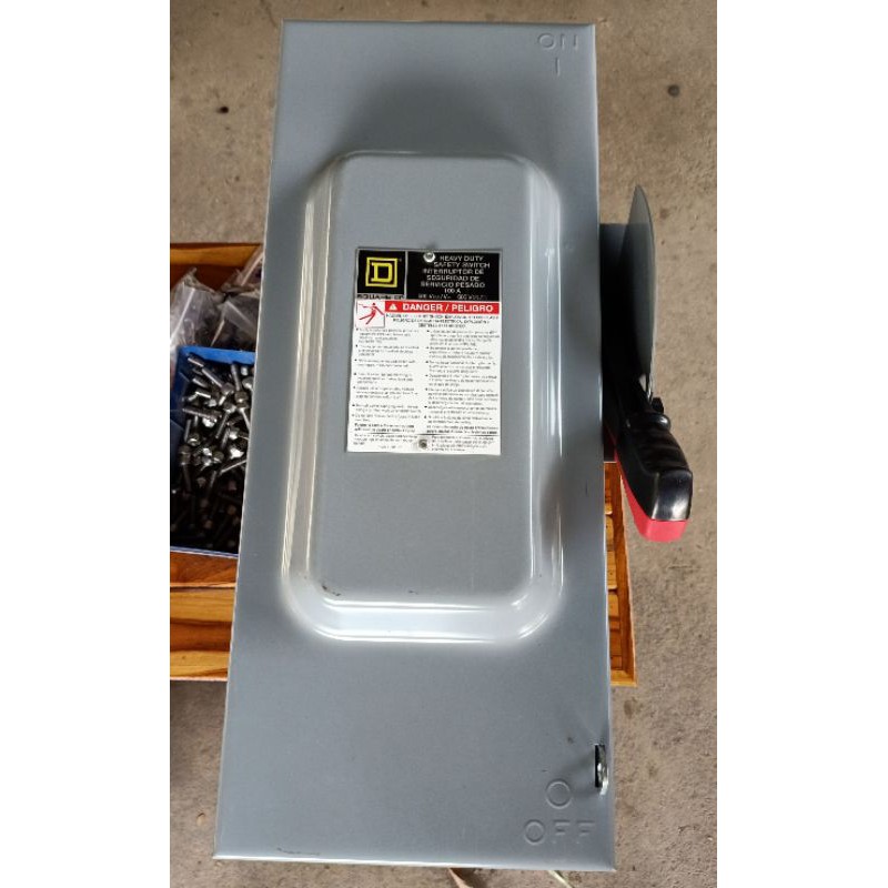 SQUARE D Schneider ตู้ Square D Safety Switch เซฟตี้สวิทซ์ 3P 600V 100A ...