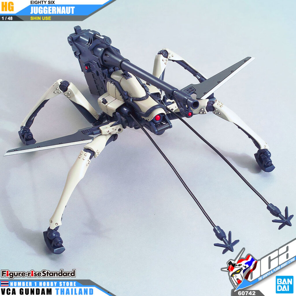 BANDAI 86 EIGHTY SIX HIGH GRADE HG 148 JUGGERNAUT SHIN USE โมเดล เอทตี้ ...
