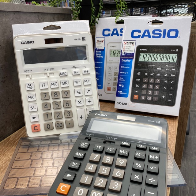 CASIOเครื่องคิดเลข GX-12B (12 Digits) คำนวนเลข | Shopee Thailand