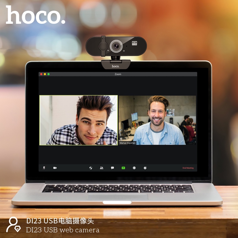 HOCO DI06 USBCOMPUTER CAMERA HD 2K กล้องขนาดเล็กสำหรับคอมพิวเตอร์โน๊ตบุ ...