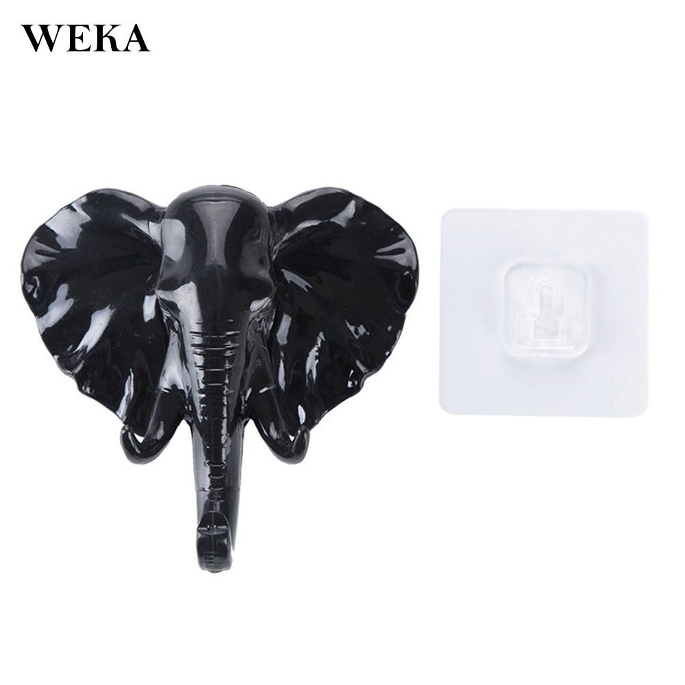weka Animal Elephant Head Wall Hook Organizer Hooks Holder Hanger Home ...