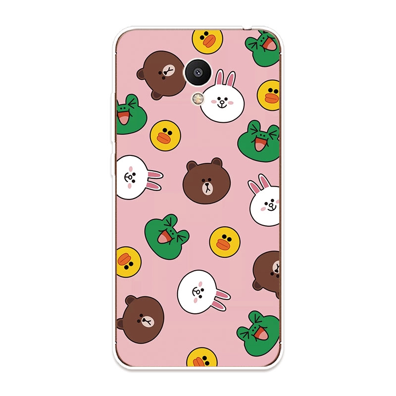 Meizu M3 M3S M5 M6 Note Soft TPU Silicone Phone Case Cover หมีสีน้ำตาล ...