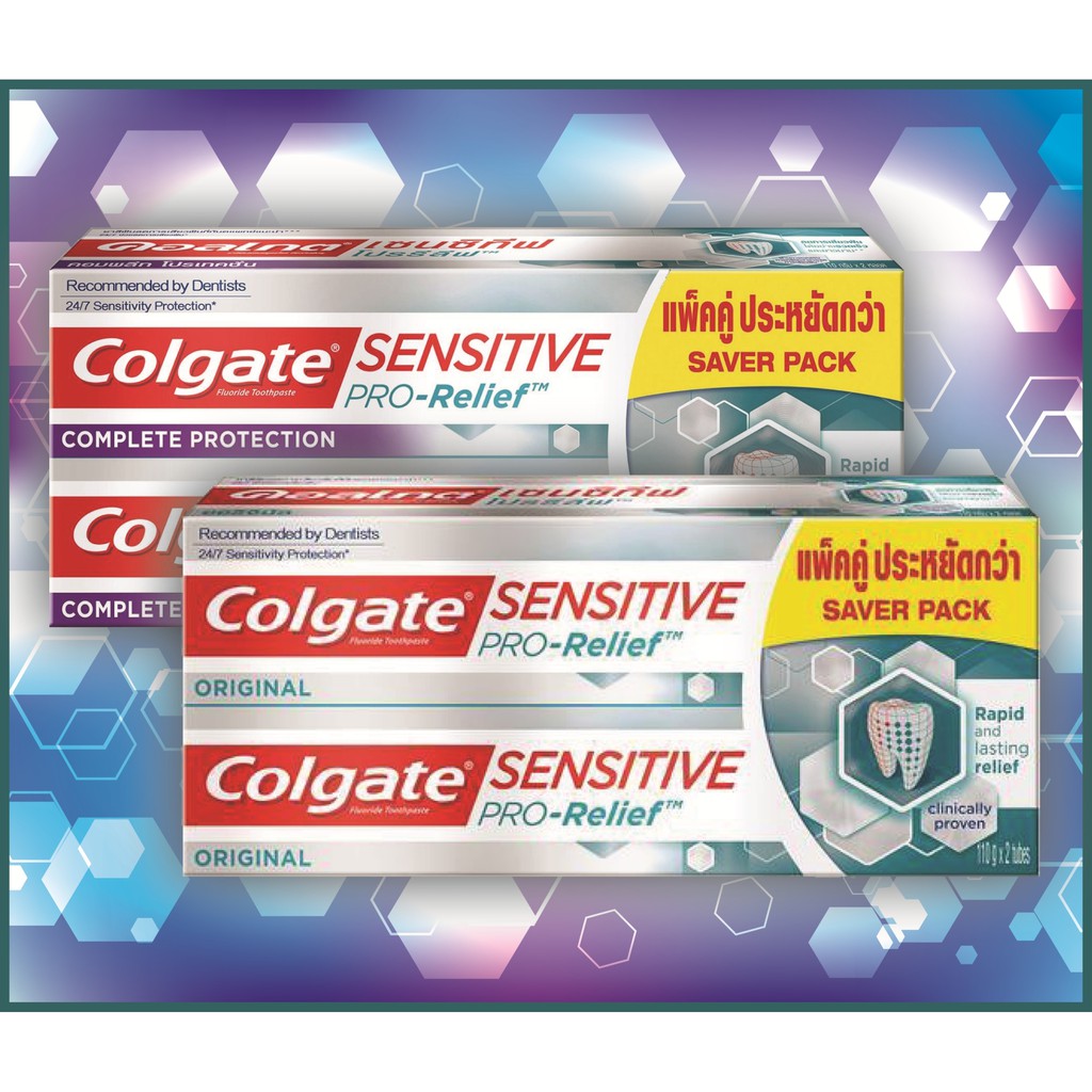 ยาสีฟัน Colgate Sensitive Pro Relief สูตร Original หรือ Complete ...