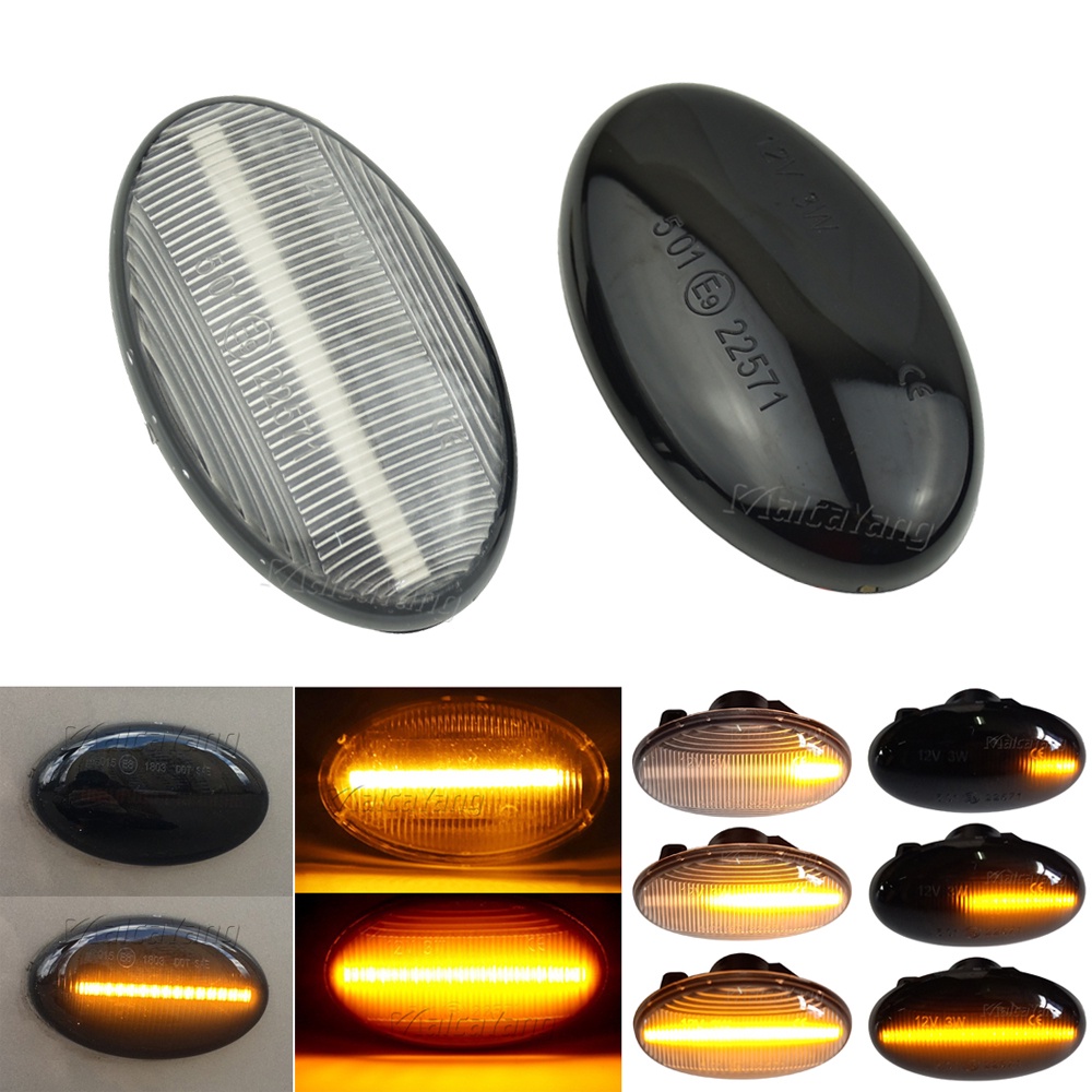 LED แบบไดนามิกด้านข้าง Marker Light Sequential สัญญาณไฟกระพริบสำหรับ ...