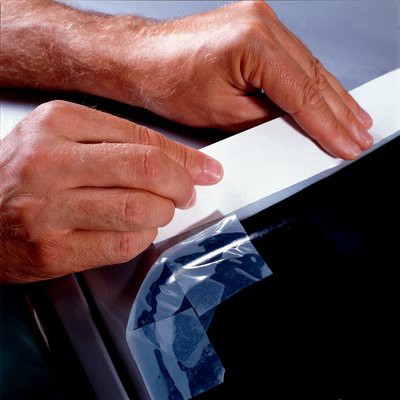 Ksolutionfit 3M 06349 เทปสอดขอบยางกระจกก่อนพ่นสี Perforated Trim ...