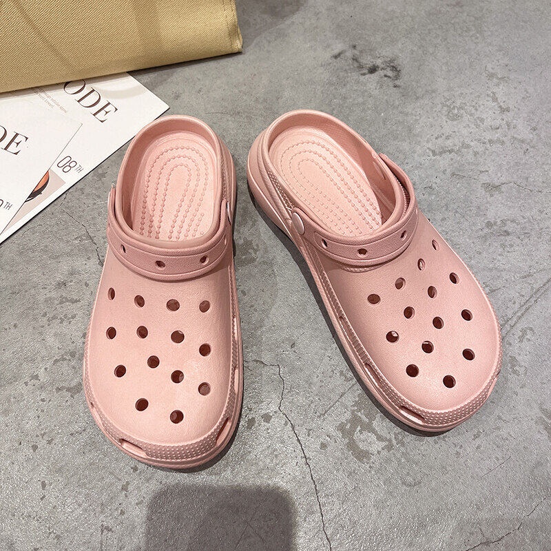 NDDshop รองเท้าแตะทรางคร็อกส์ รองเท้าแตะแบบสวมหัวโตงานแฟชั่นเก๋ดีมี ...