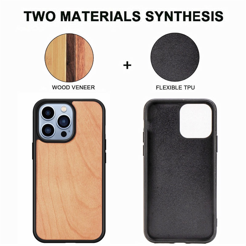 เคสโทรศัพท์มือถือแบบแข็ง กันกระแทก ลายไม้ไผ่ สําหรับ 13 12 11 Pro Max ...