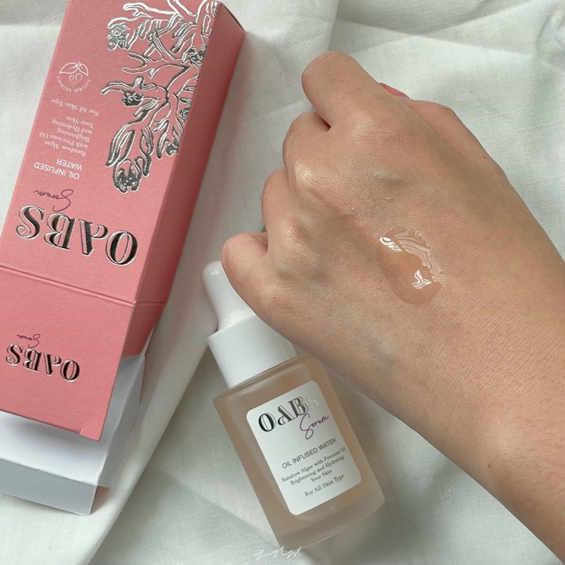 Oabs Oil Infused Water ออยล์ อิฟิลส์ มอยส์เจอร์ำรเซอร์ โฟมสครับน้ำตาล ...