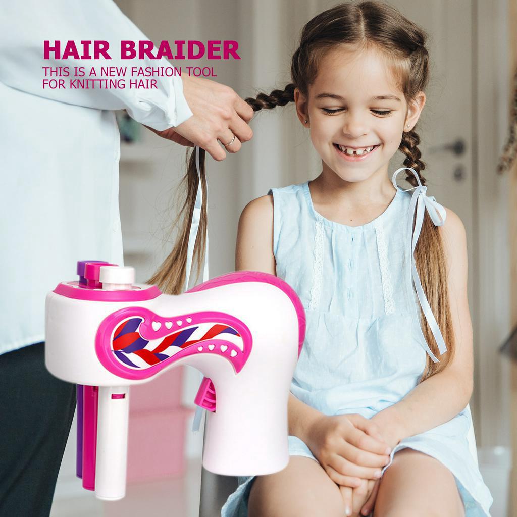 DIY Hairstyle Twist Braiding Weave Roller Tool Girls Automatic Hair ...