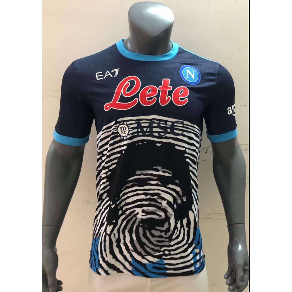 Napoli Naples Fans Issue football jersey 2021 2022 sport shirt Maradona ...