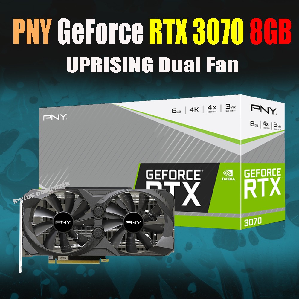 GeForce RTX 3070 8GB UPRISING Dual Fan สินค้ารับประกันศูนย์ไทย 3 ปี ...